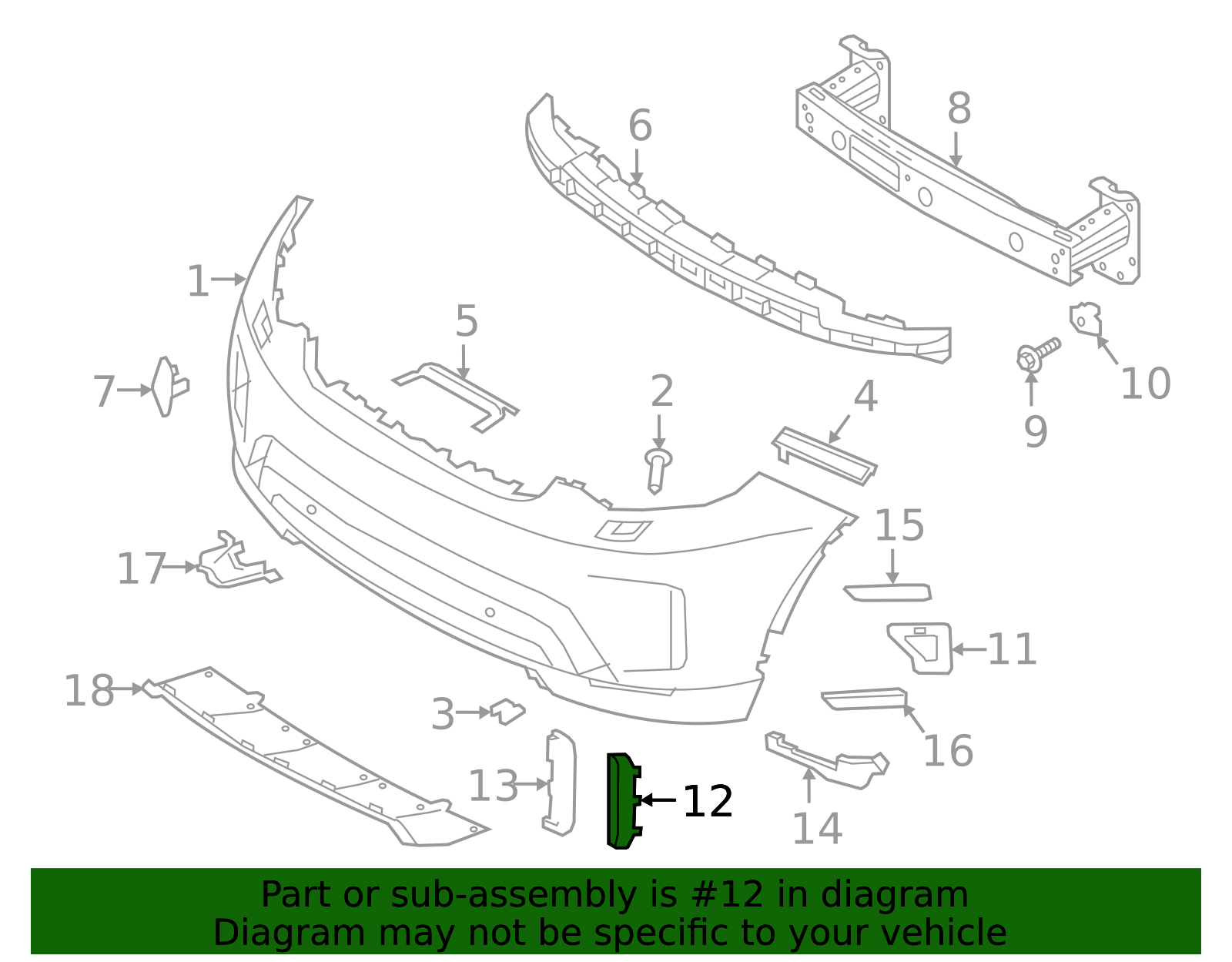 LR142429 - High-Quality Fog Light Grille for 2021-2023 Land Rover ...