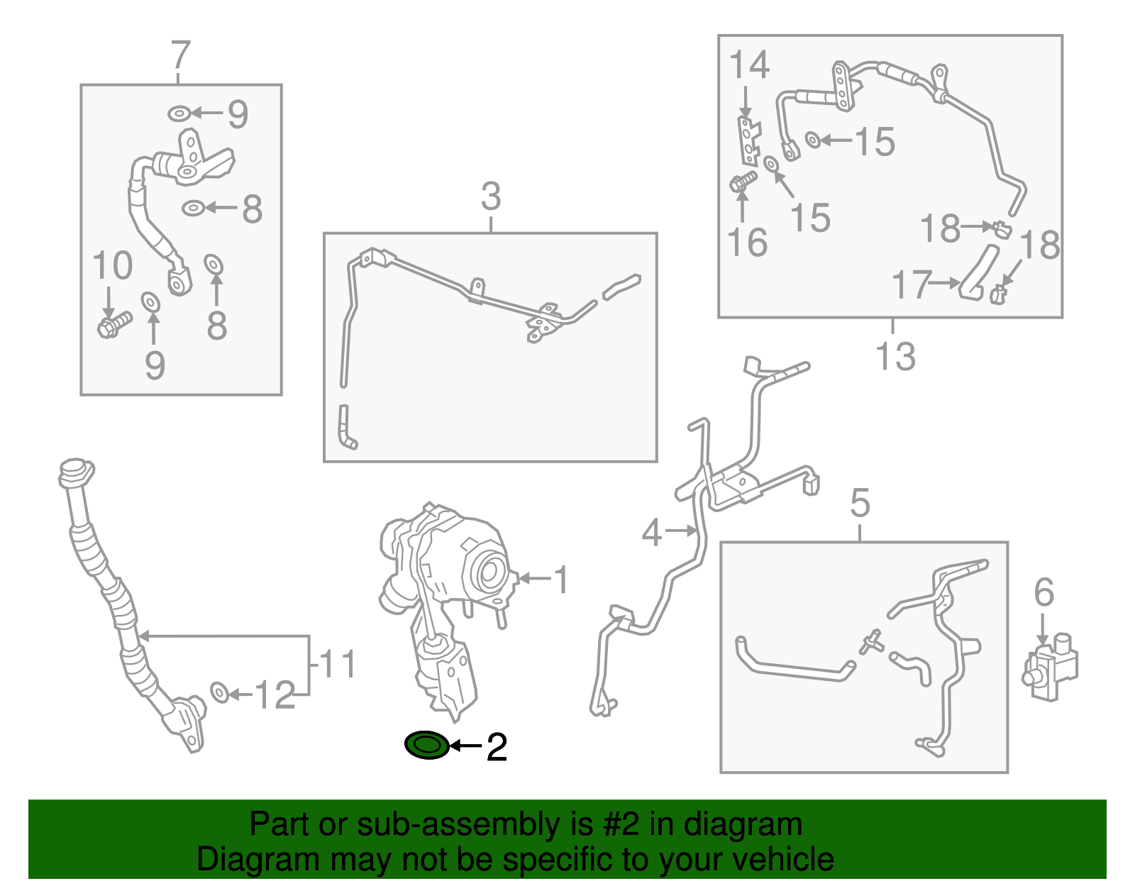 2017-2019 GM Turbocharger Gasket 55570021 | GM Parts Center