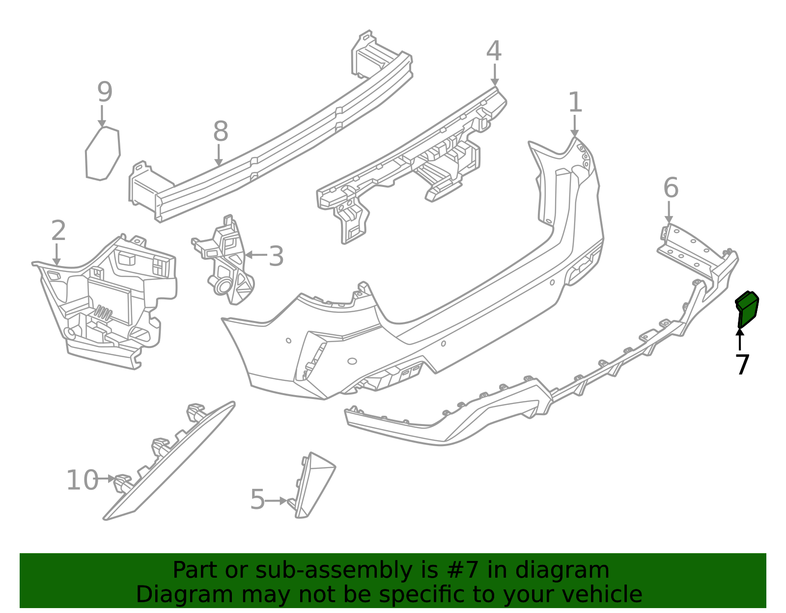 51-11-5-B33-7C1 - High-Quality Tow Bracket Cover for 2025-2026 BMW ...