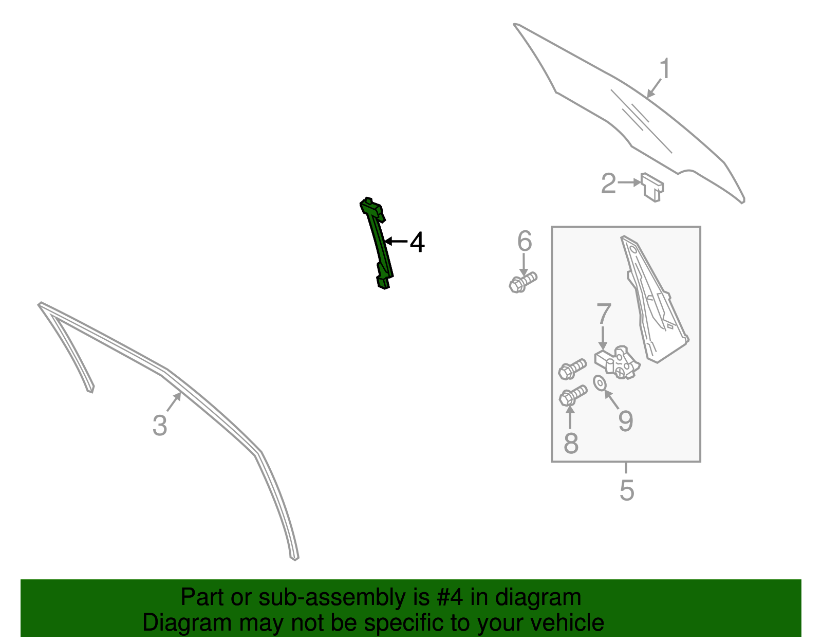 2012-2017 Hyundai Veloster Guide Channel 82550-2V000 | OEM Parts Online