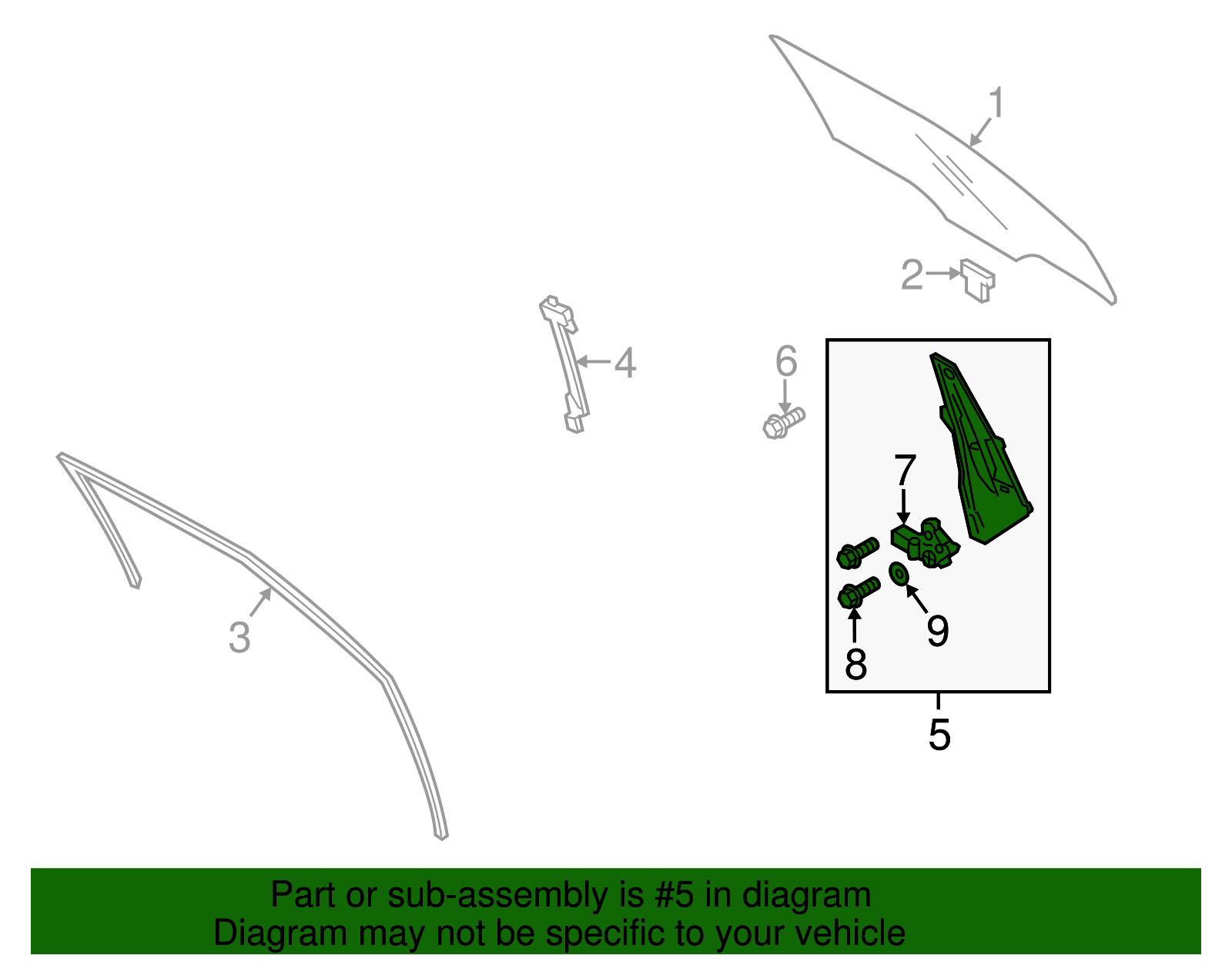 82402-2V000 - Window Regulator - 2012-2017 Hyundai Veloster | World OEM ...