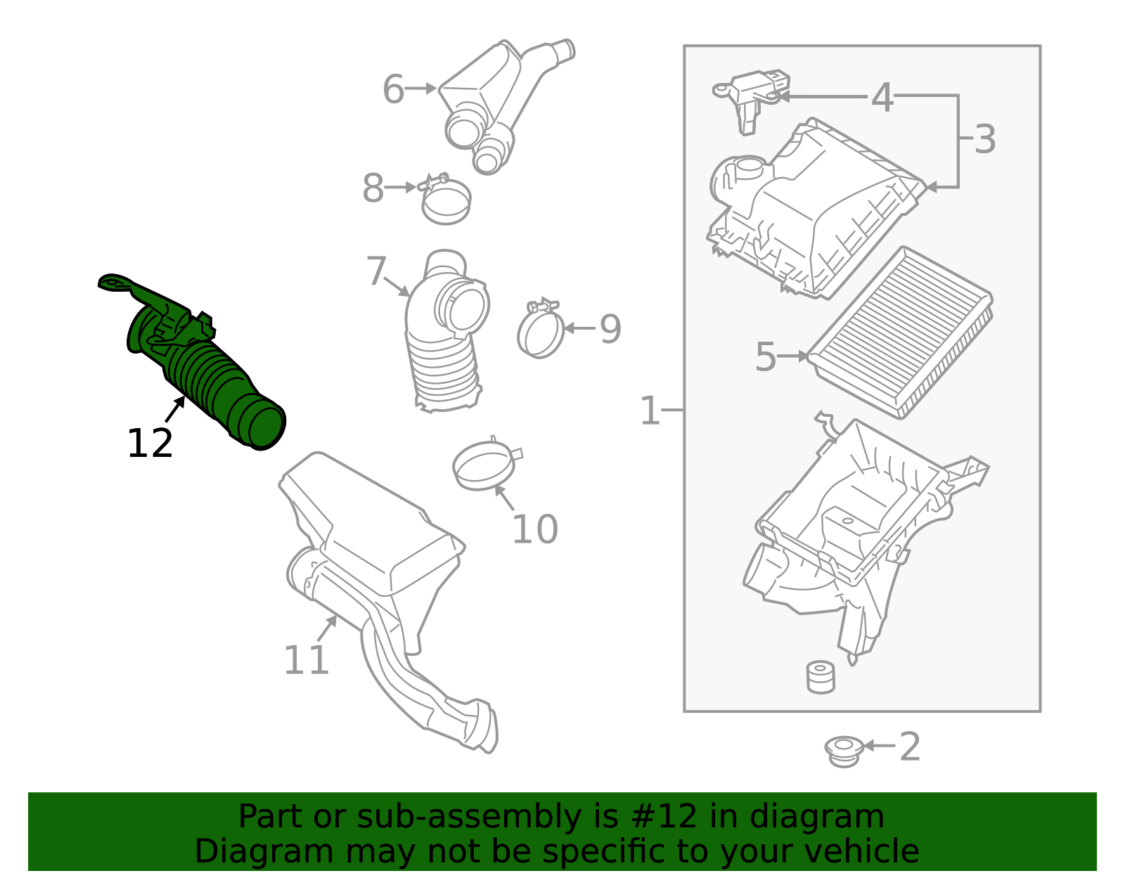 17752-37060 - High-Quality Engine Air Intake Hose for AutoNation Parts