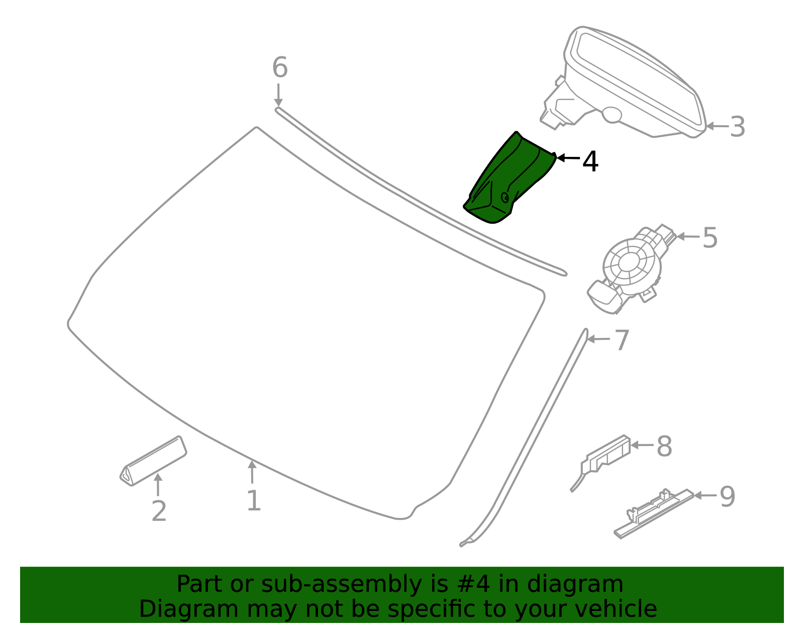 51-16-9-277-182 - High-Quality Mirror Assembly Base for AutoNation Parts