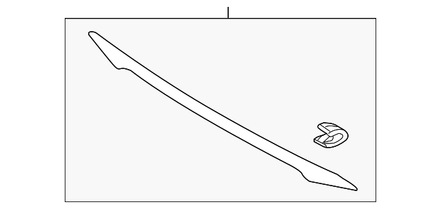 2011-2015 Hyundai Sonata Deck Lid Finish Panel 87310-3S000 | OEM Parts ...