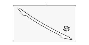 2011-2015 Hyundai Sonata Deck Lid Finish Panel 87310-3S000 | OEM Parts ...