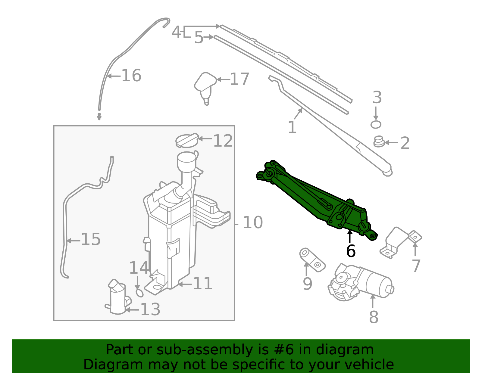 Wiper Transmission 98120-AA000 | MotorMotor