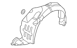 86812-3Q000 - Fender Liner - 2011-2013 Hyundai Sonata | Conicelli Hyundai