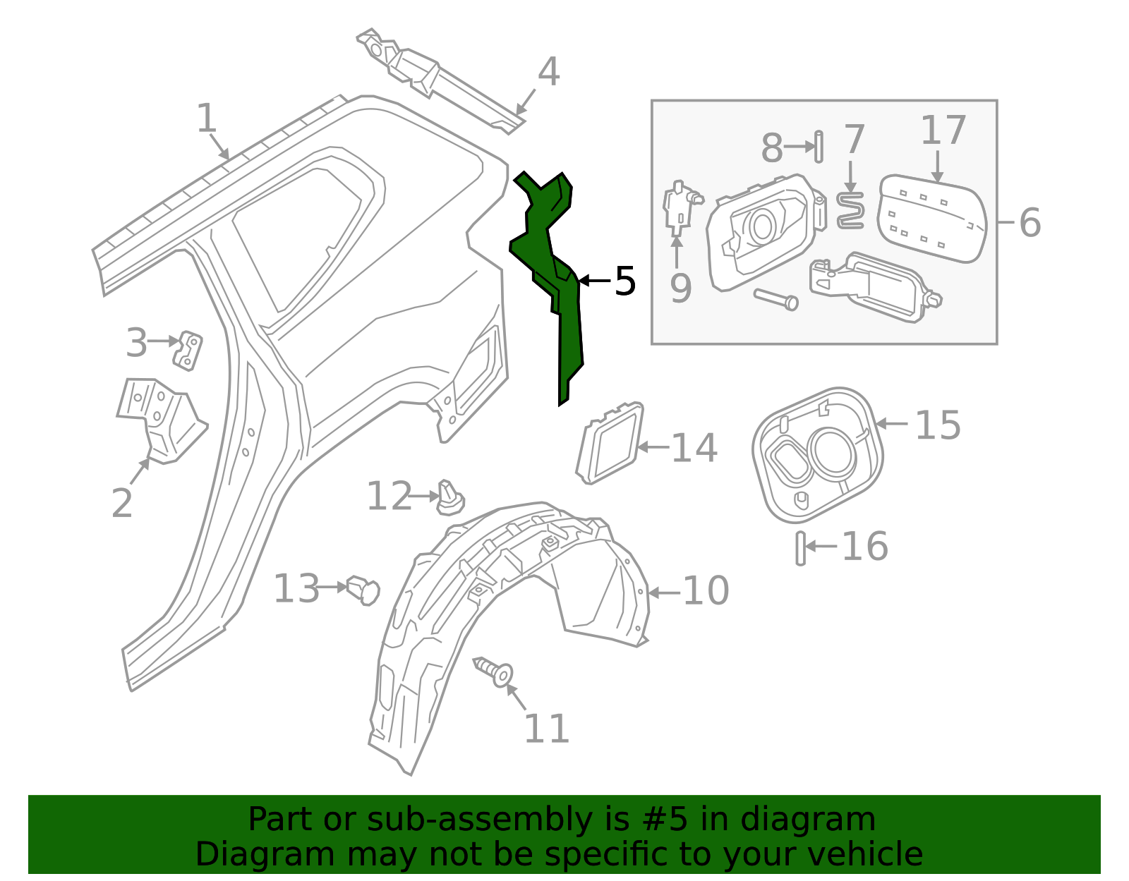 2018-2025 Volkswagen Atlas Tail Lamp Pocket 3CN-813-320-A | OEM Parts ...