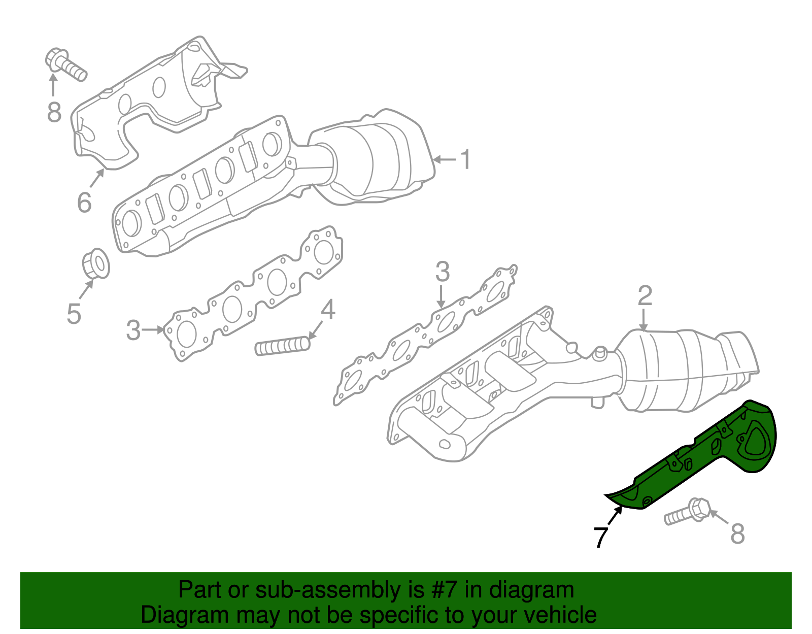 2017-2024 Nissan Heat Shield 16590-EZ41A | Nissan Parts OEM