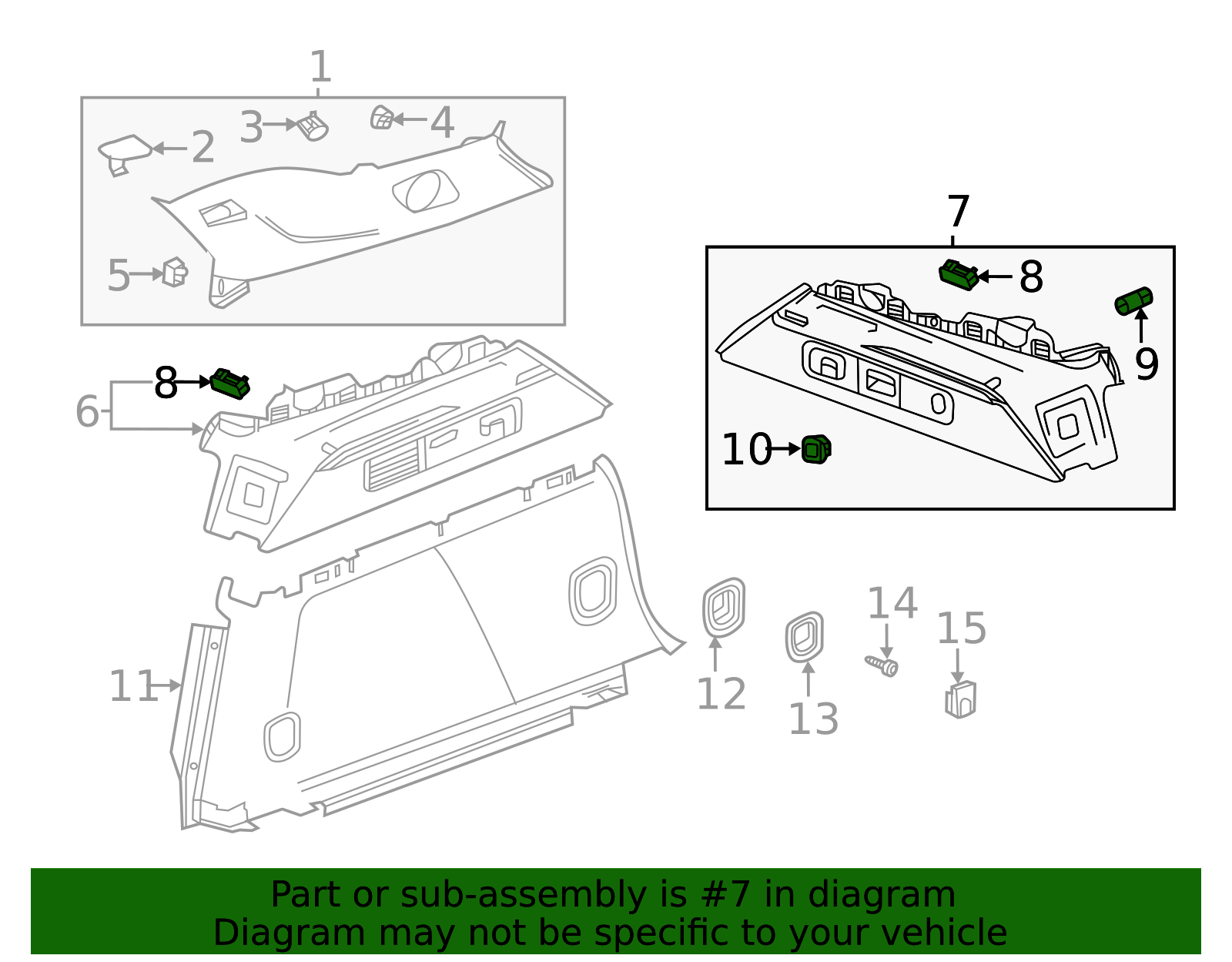 84981375 - Quarter Trim Panel 2021-2025 Buick Envision | GMPartsNow