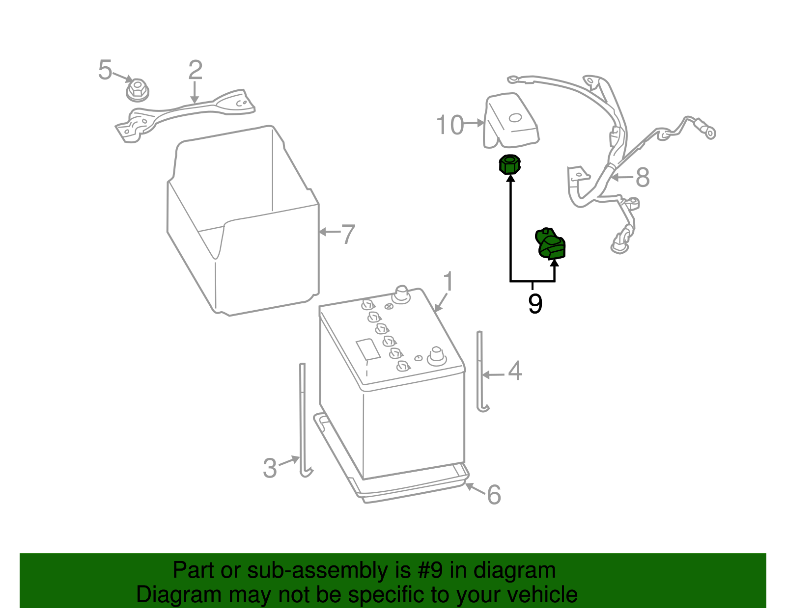 2009-2025 Subaru Positive Term 81608YC000 | Subaru Parts Guys