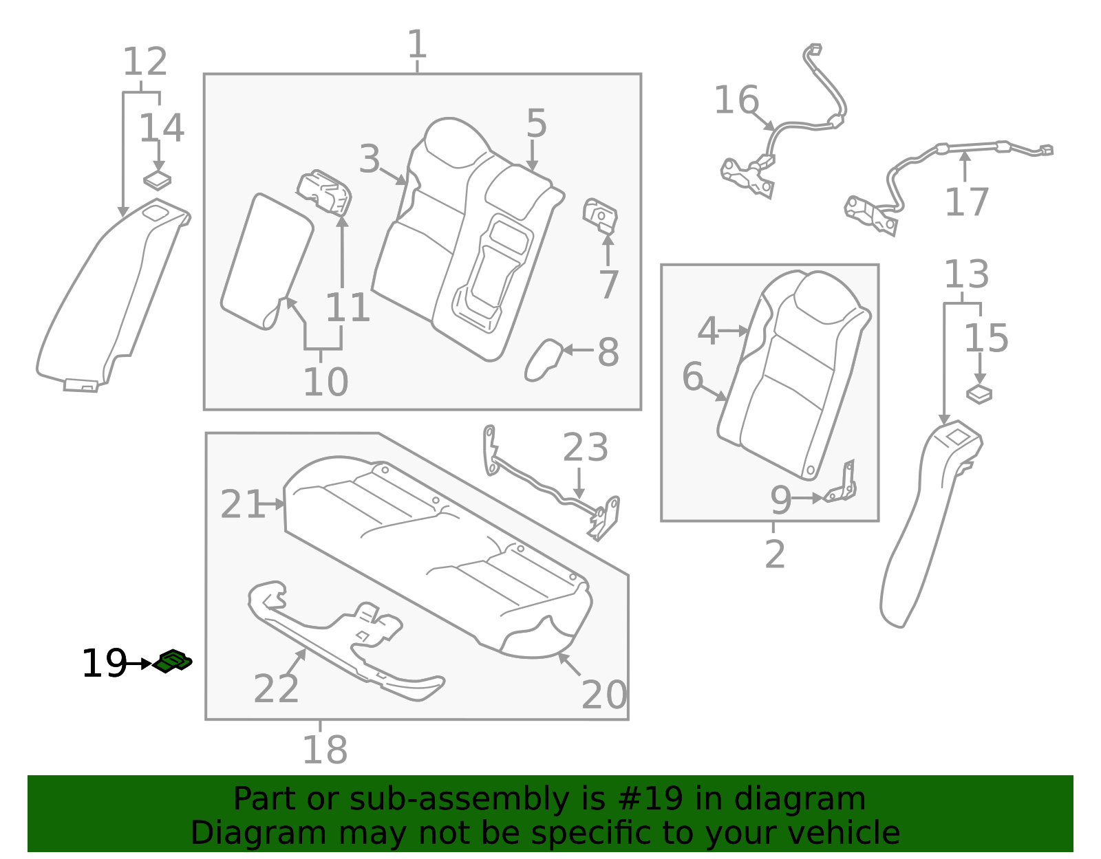 1995-2025 Nissan Cushion Assembly Hook 88304-0M001 | Temecula Nissan Parts