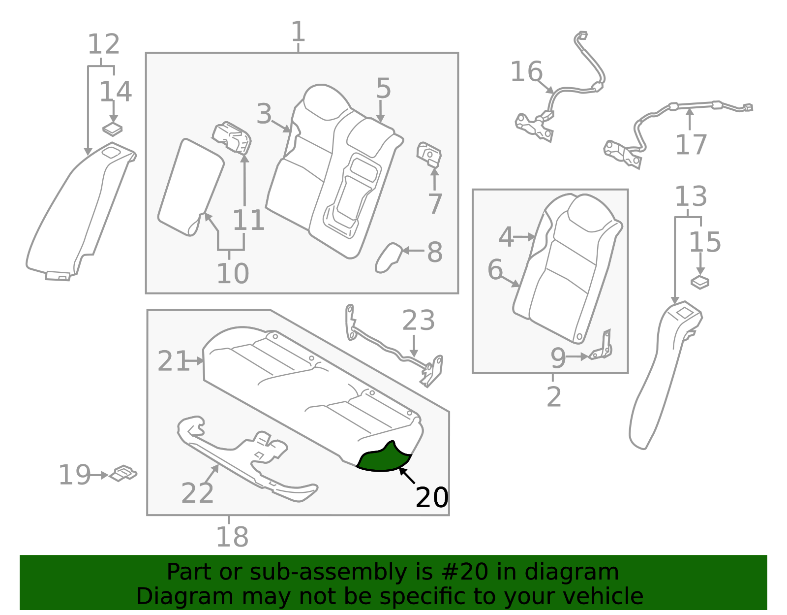 88305-6CA3A - High-Quality Seat Cushion Pad for 2019-2021 Nissan Altima ...