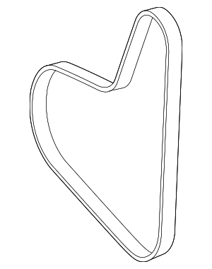 2023-2025 Toyota Serpentine Belt 90916-02789 | OEM Parts Online