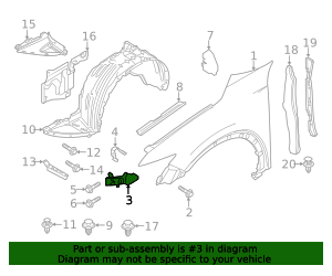 2017-2025 Mazda CX-5 Fender Bracket KDPW-52-240A | OEM Parts Online