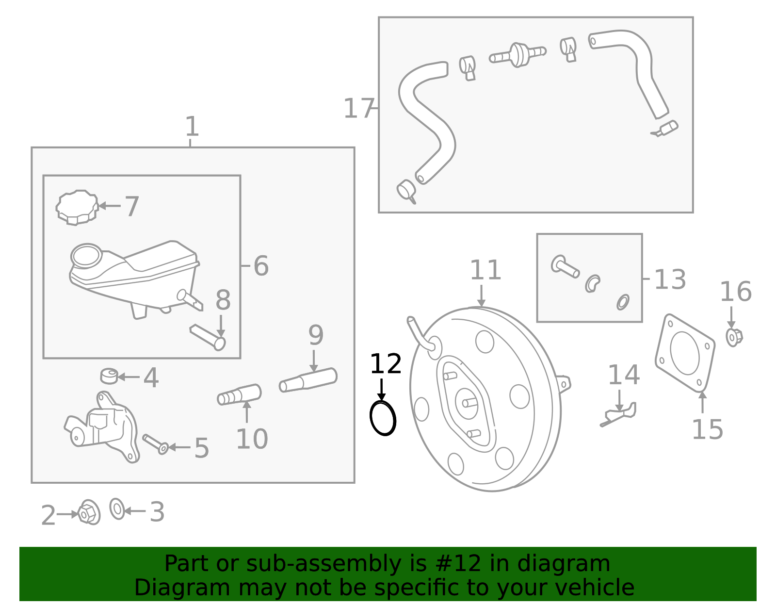 2014-2025 Kia | Brake Master Cylinder O-Ring | 59111-2S200 | Kia Auto Parts