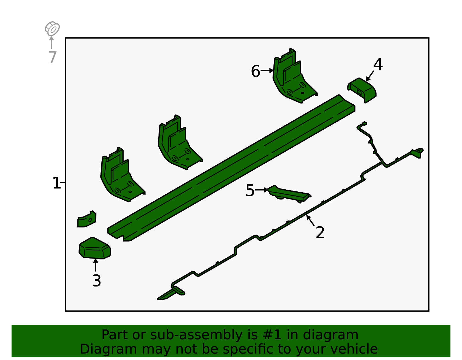 OEM Ford Step Assembly For 2018-2022 Ford - Part No. HC3Z-16451-MC ...