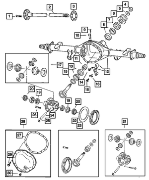 2003-2018 Mopar | Differential Case Assembly | 68304619AA | Mopar Auto ...