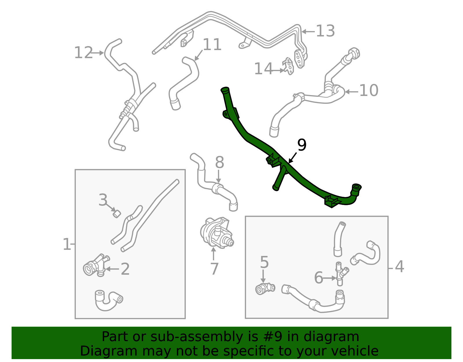 04E-121-070-AD - Cross Tube 2019-2021 Volkswagen | Wolfsburg Parts Direct