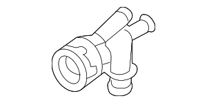 5Q0-122-291-AM - Upper Hose Coupling 2019-2021 Volkswagen Jetta ...