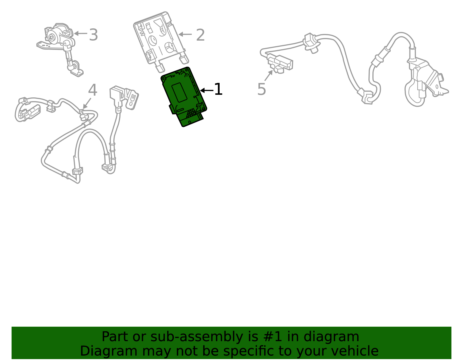 84769860 - 2020 Chevrolet Corvette - Suspension Control Module ...