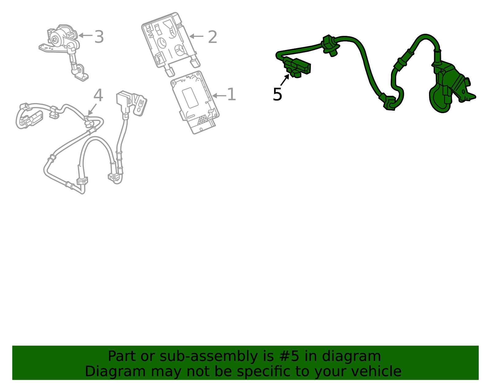2020-2023 Chevrolet Corvette Rear Driver Side Active Suspension ...