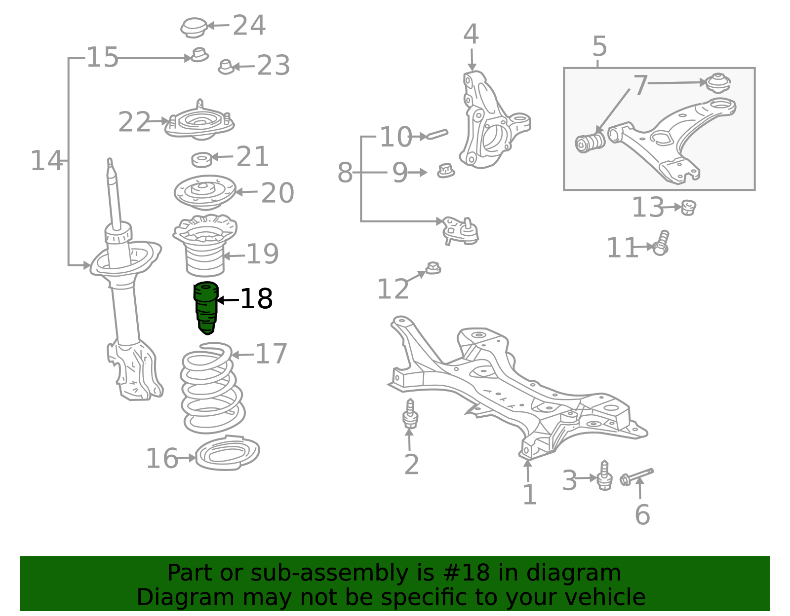 2004-2009 Toyota Prius 2004-2009 Toyota Prius - Strut Bumper 48331 ...