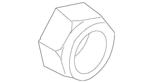 2004-2015 GM Front Wheel Half-Shaft Nut 94515437 | Capital Chevy Parts