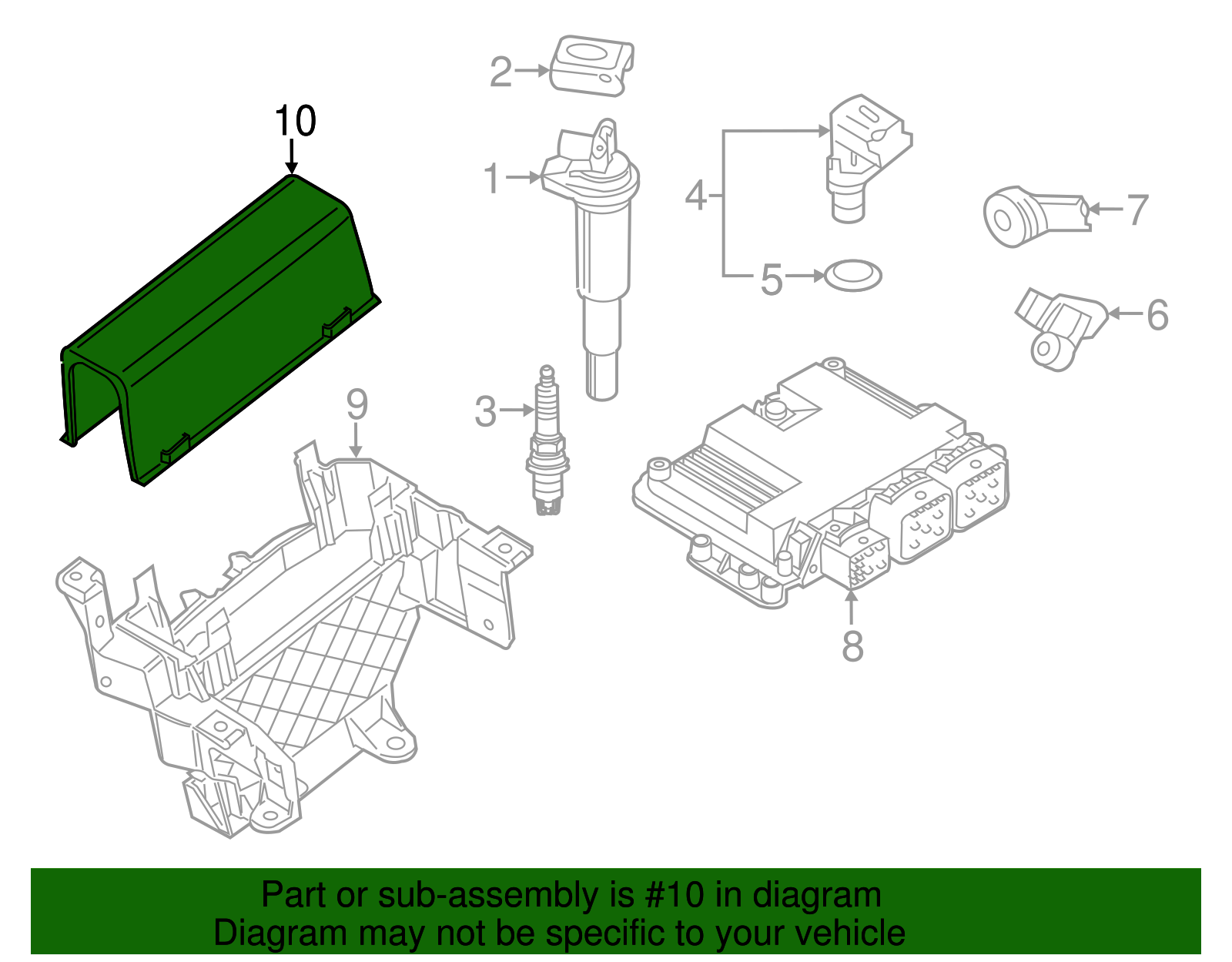 12-90-7-629-991 - High-Quality Engine Control Module Cover for 2007 ...