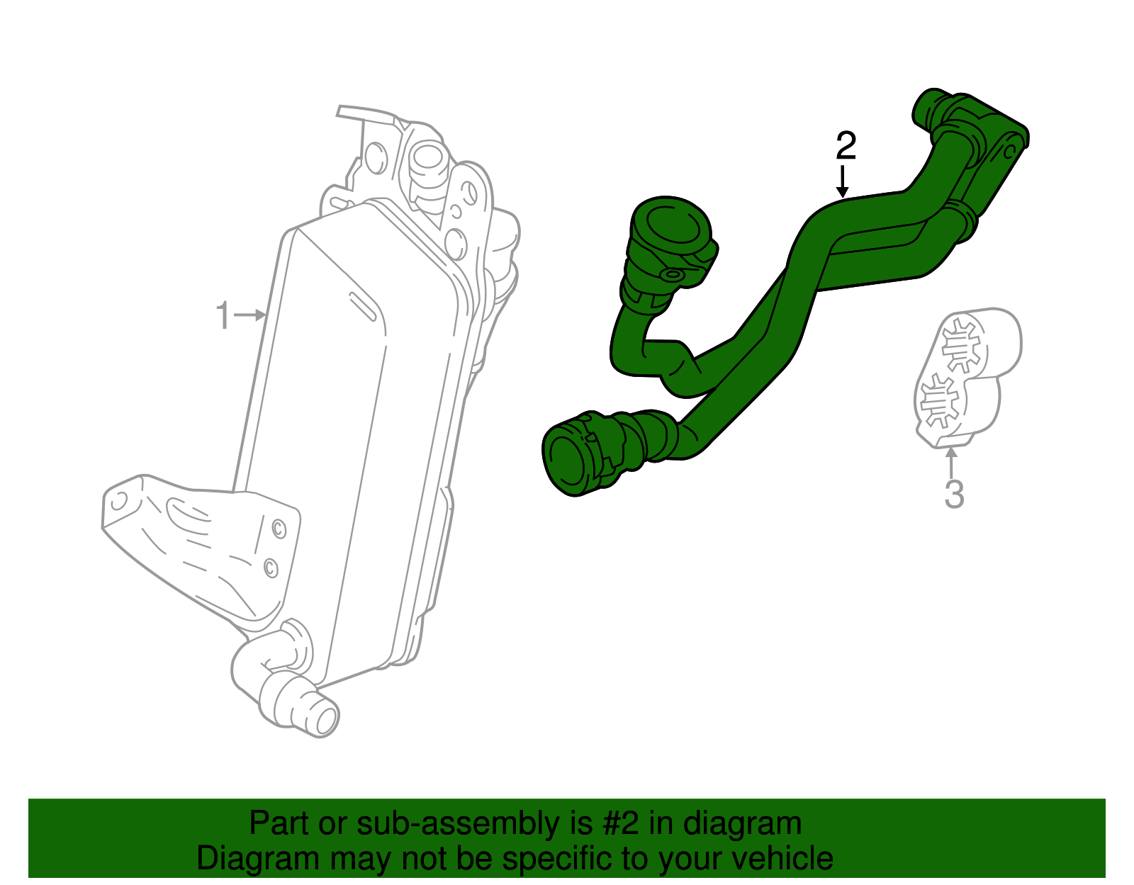 17228570449 - 2016-2021 BMW Oil Cooler Pipe (17-22-8-570-449) | BMW of ...