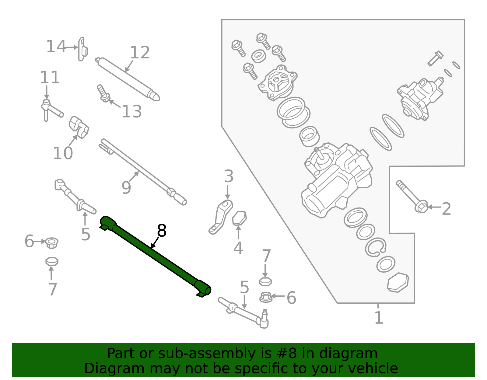 2017-2024 Ford Steering Tie Rod End Adjusting Sleeve PC3Z-3281-C | OEM ...