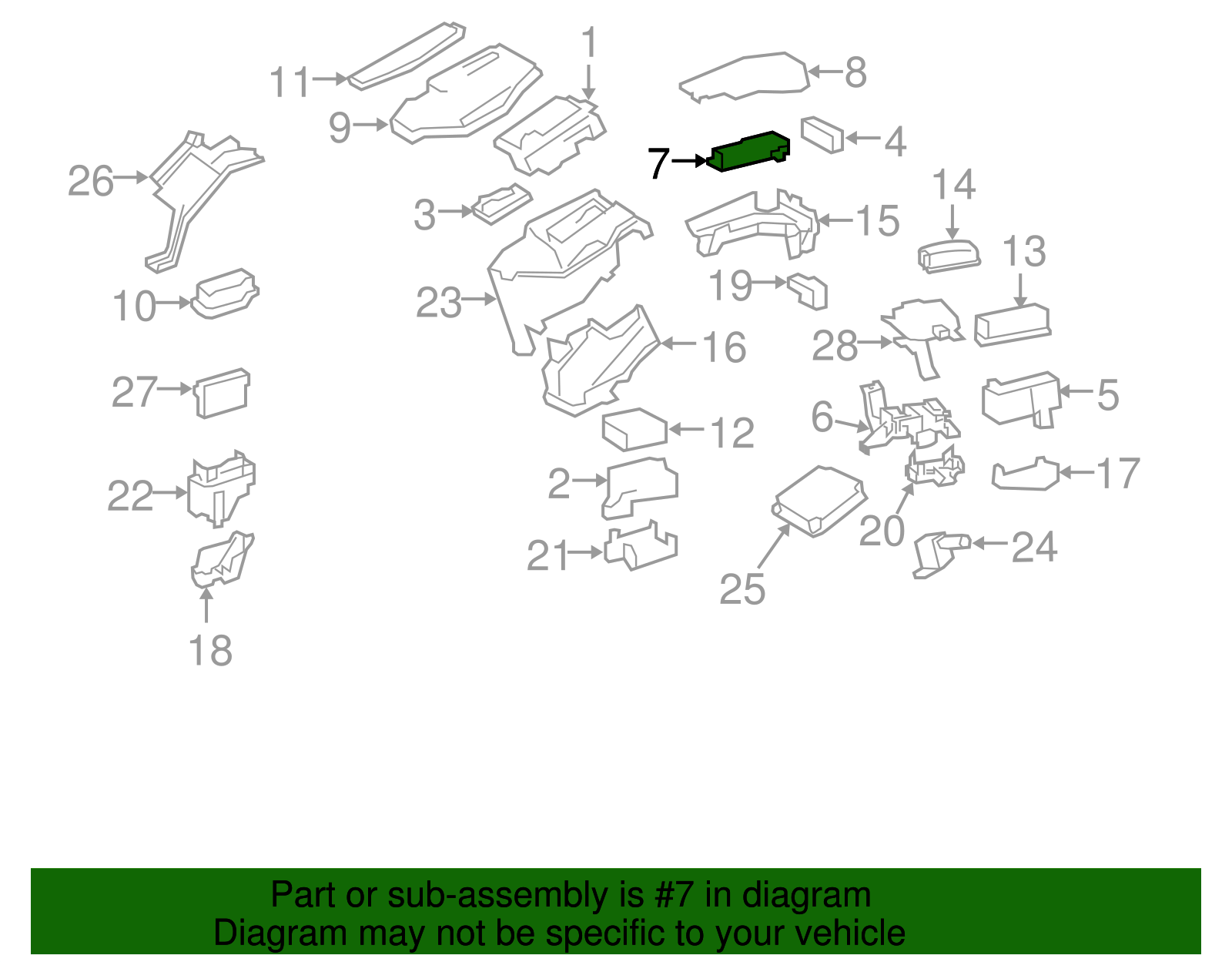 2007-2017 Lexus LS460 Fuse Holder 82620-50100 | OEM Parts Online
