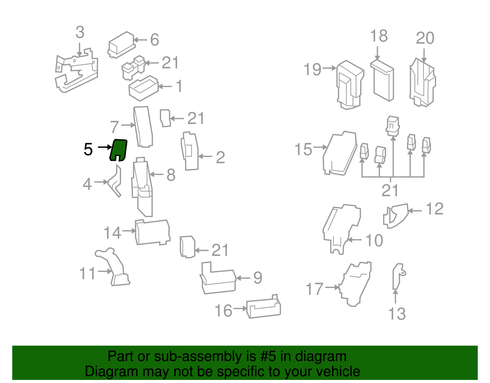 2003-2017 Infiniti Relay Box Lower Bracket 25237-AM600 | INFINITI OF ...
