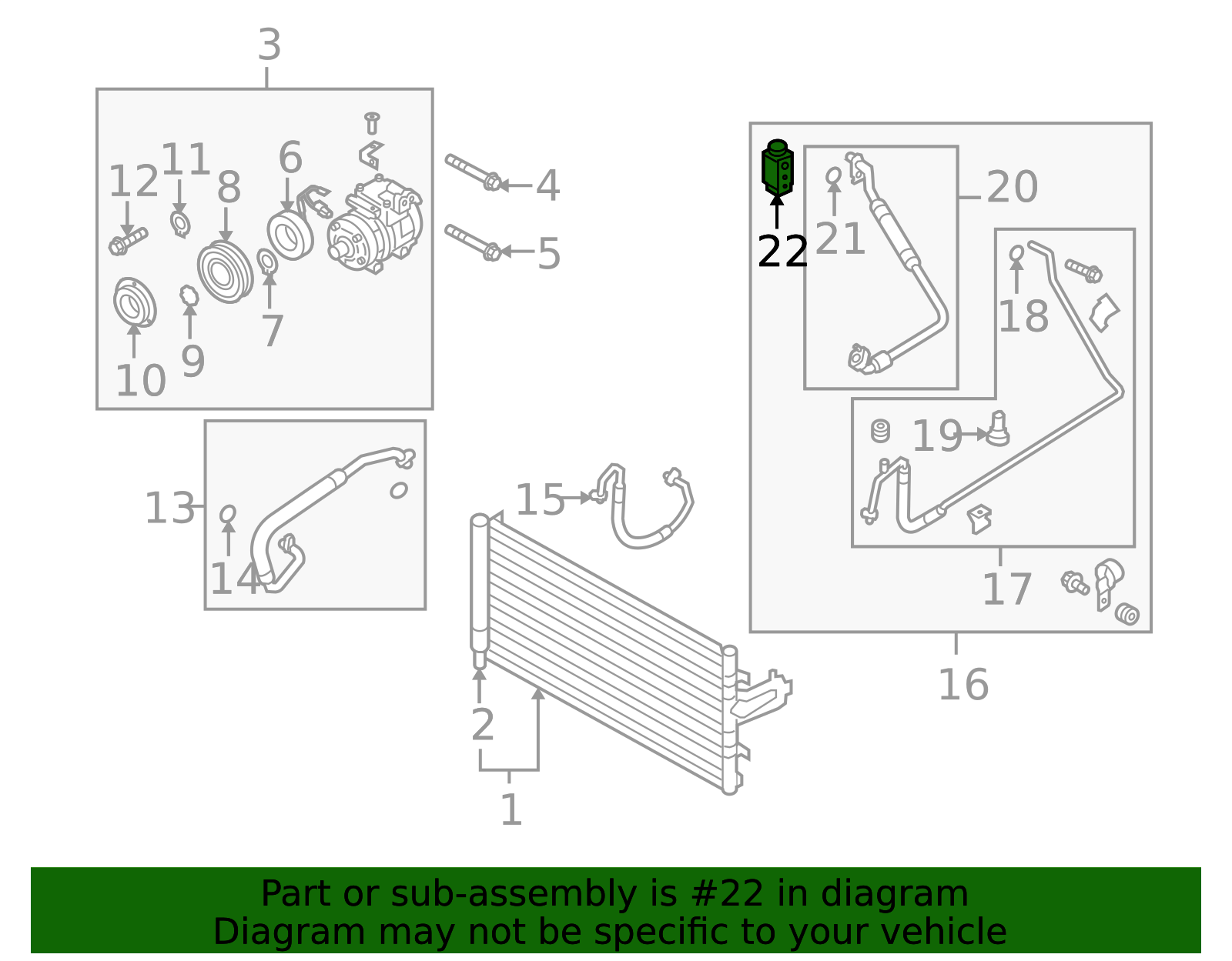 2010-2012 Hyundai Genesis Coupe Expansion Valve 97626-2M000 | MotorMotor