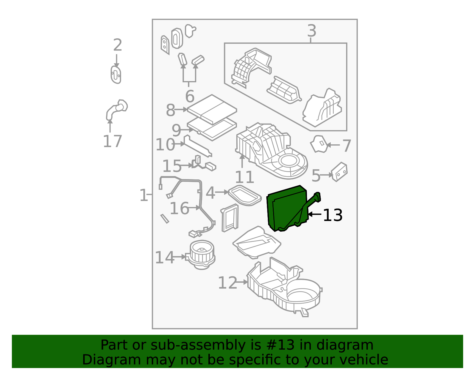 97607-3E260 - Evaporator Core 2007-2009 Kia Sorento | Kia.Parts Store