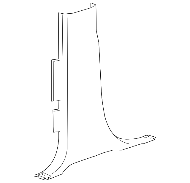 23276277 - Dune Driver Side Center Pillar Lower Trim Panel 2015-2020 GM ...