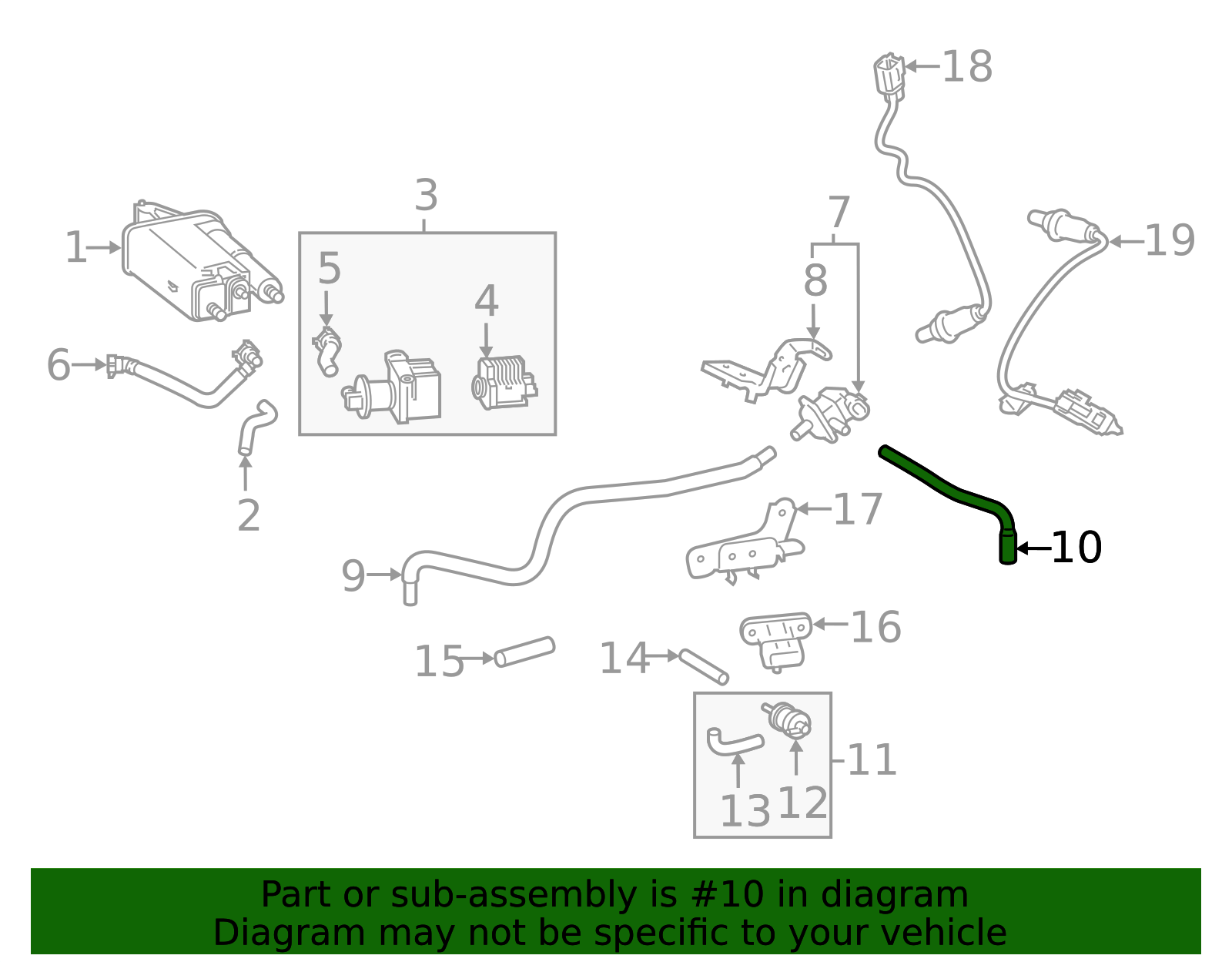 Vacuum Hose - OEM Engine Control Line for Toyota | AutoNation Parts