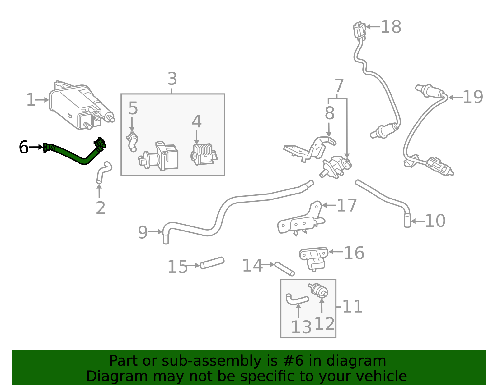 2018-2022 Toyota C-HR Vent Hose 77404-10050 | MotorMotor