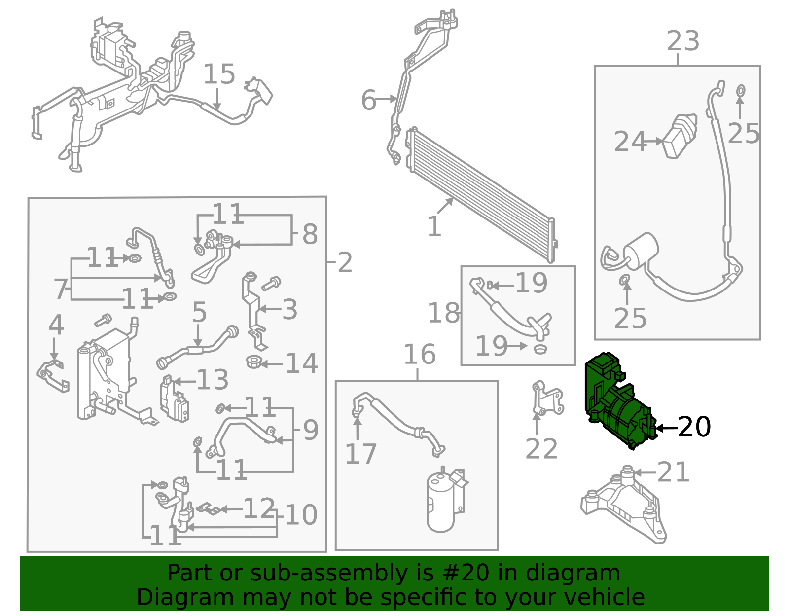 2022-2023 Hyundai Ioniq 5 Compressor 97729-GI000 | QuirkParts