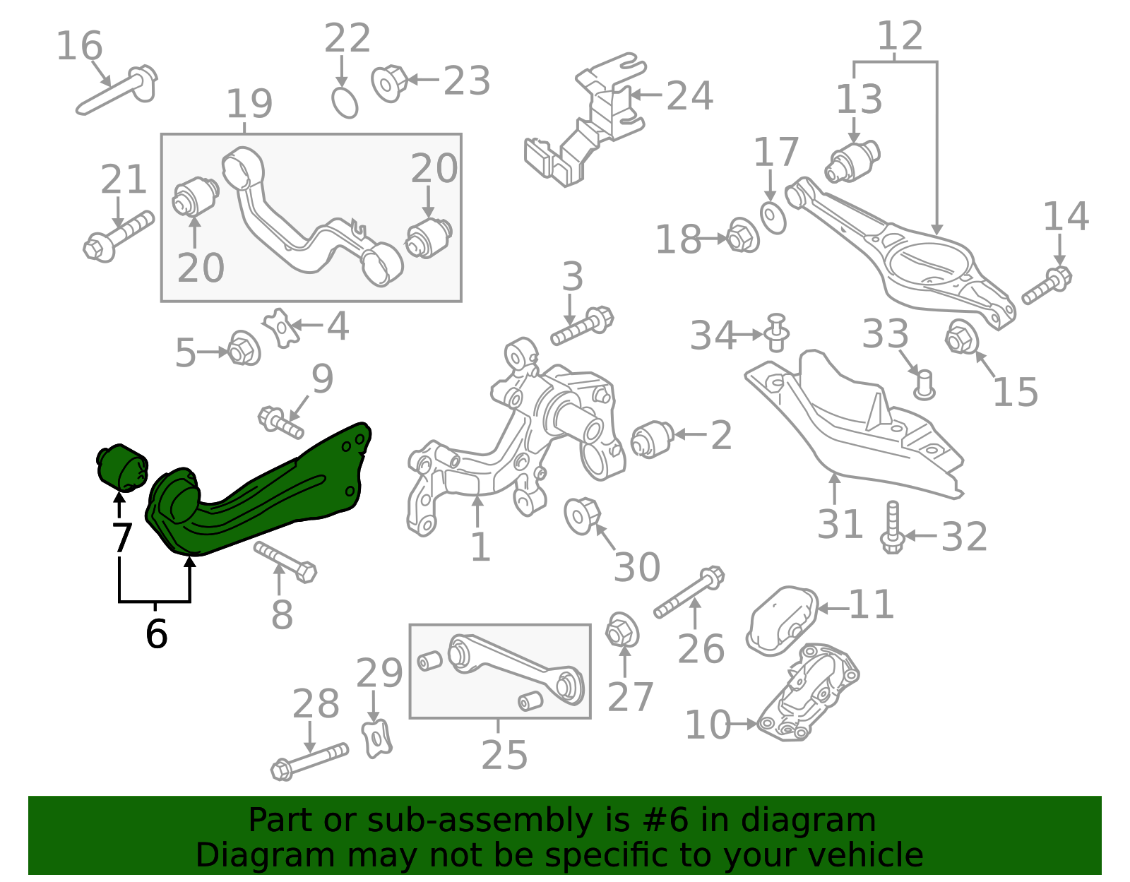 1K0-505-224-K - Trailing Arm 2005-2019 Volkswagen | OEM VW Parts Haus