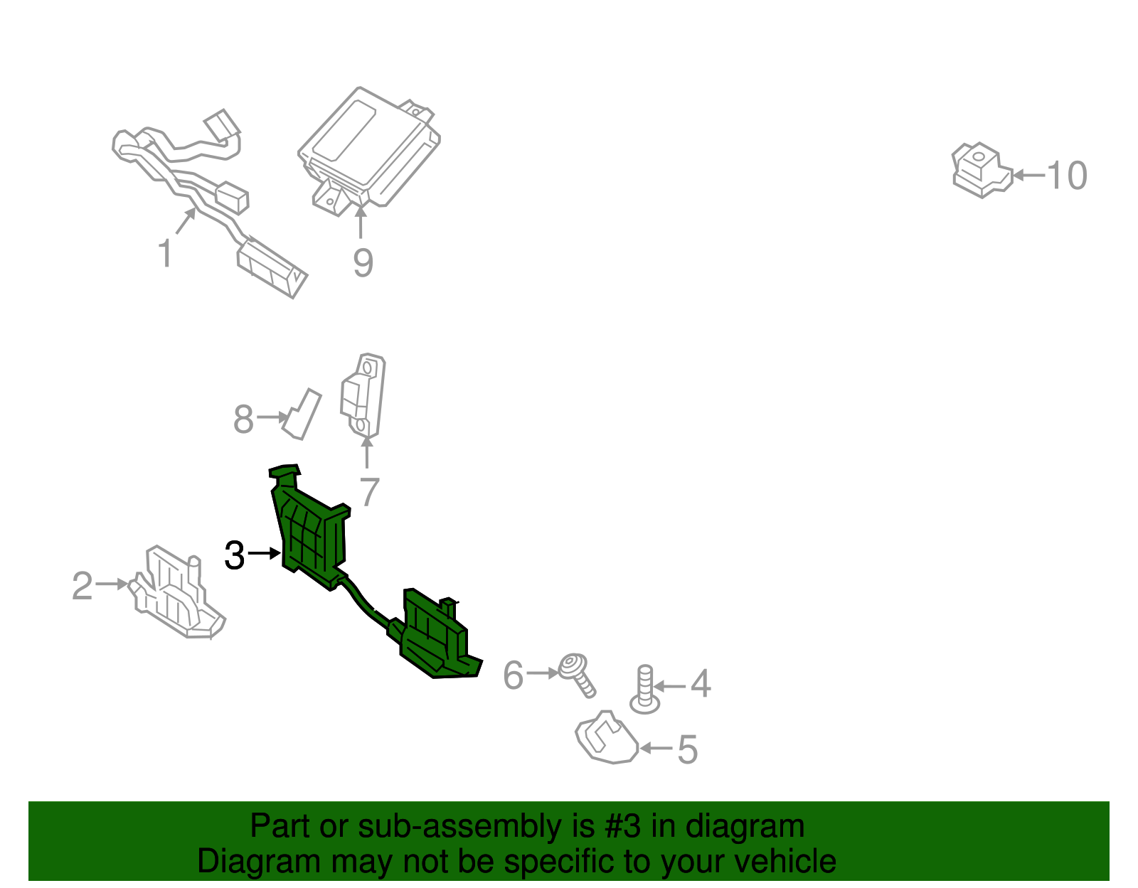 2016-2020 Kia Sorento Latch Assembly 81230-C5100 | OEM Parts Online