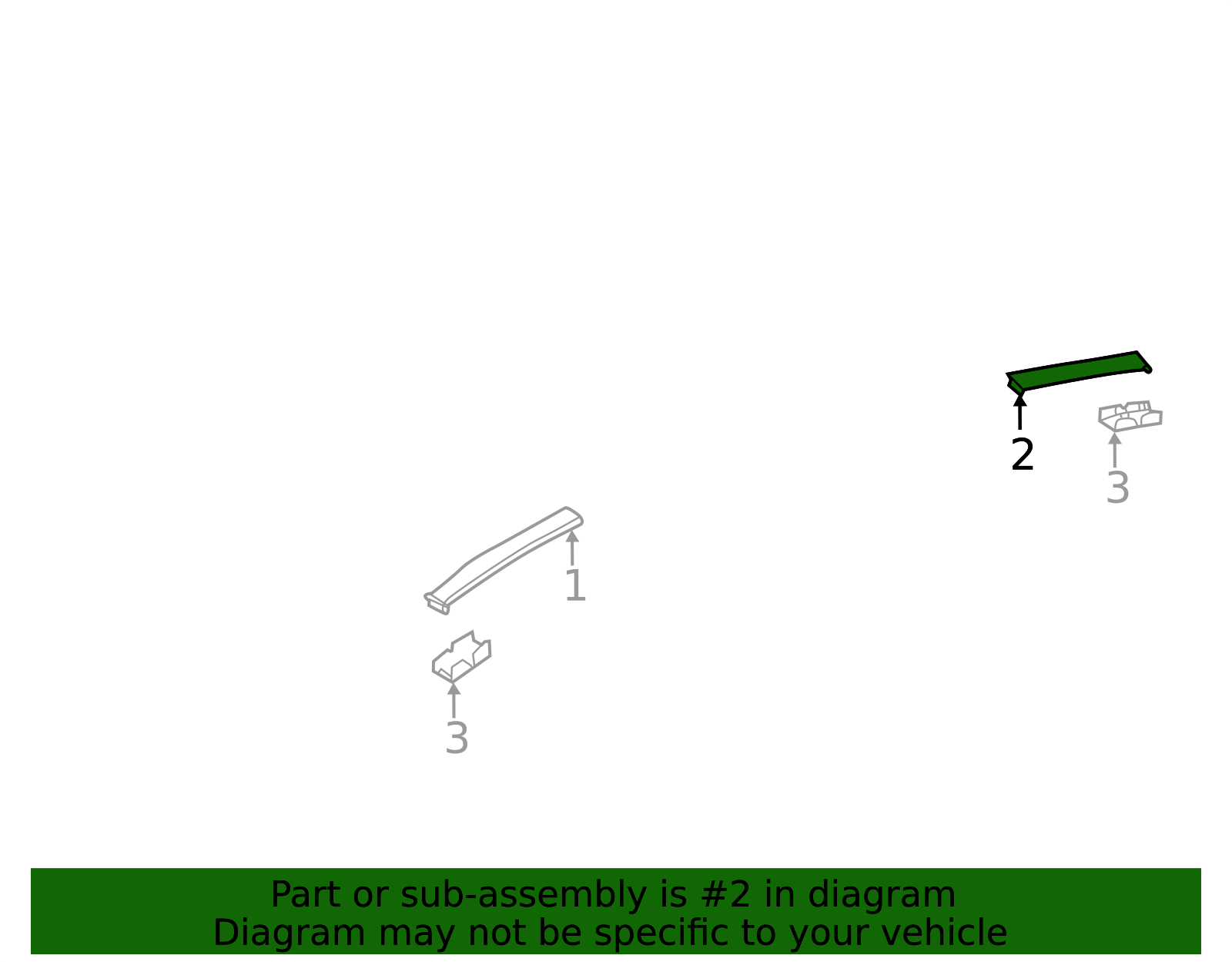 75553-76010-A0 - 2019-2024 Lexus - Drip Molding | My L Parts