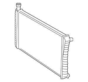2010-2017 GM Radiator 23378649 GM | GMPartsDirect.com