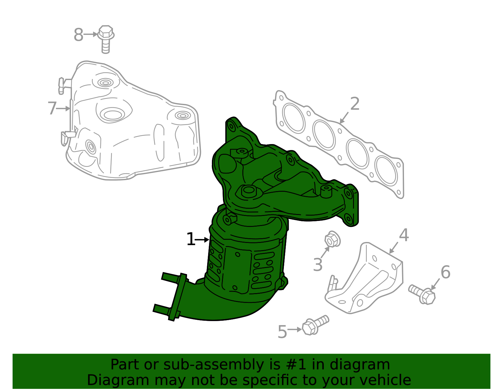 2017-2018 Hyundai Santa Fe Sport Mnfd W/Converter 28510-2GCA0 | OEM ...