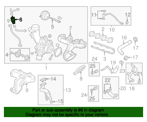 2011-2021 GM Turbocharger Wastegate Regulator Solenoid Valve 55587751 ...