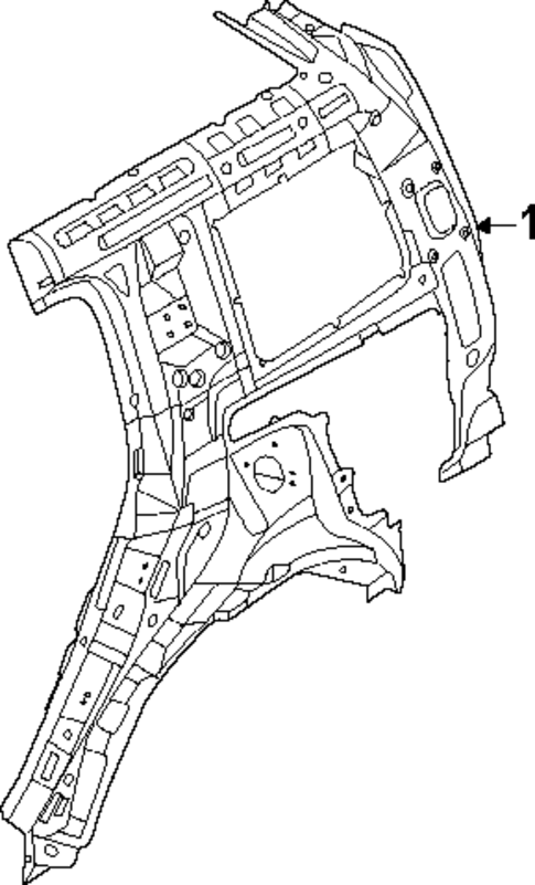 Inner Structure for 2024 Hyundai Santa Fe | Parts Hyundai