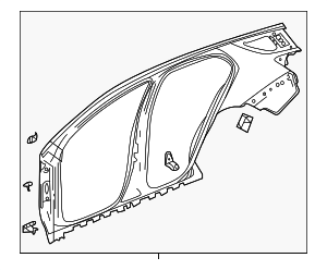 84372732 - Driver Side Body Side Outer Panel 2018-2024 Chevrolet ...