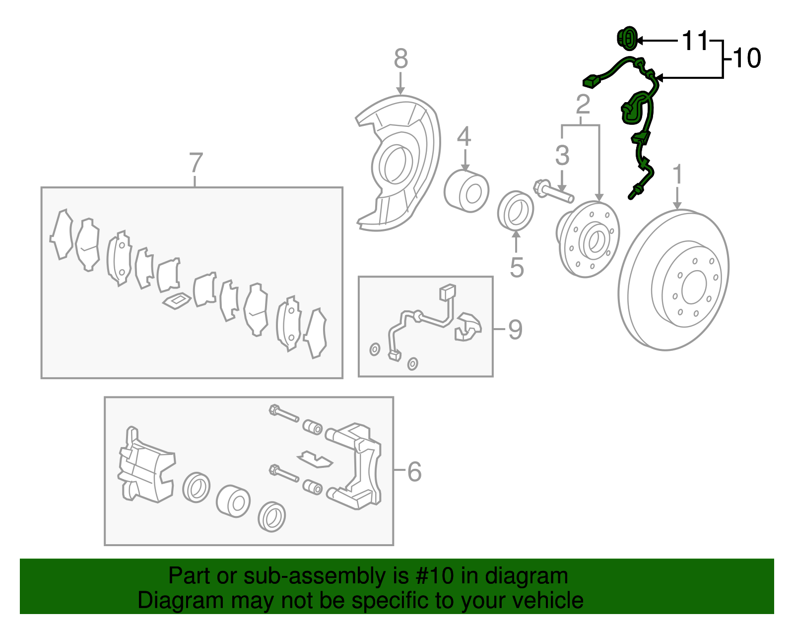 57450-T5R-003 - Front Speed Sensor 2015-2020 Honda Fit | Honda Parts Online