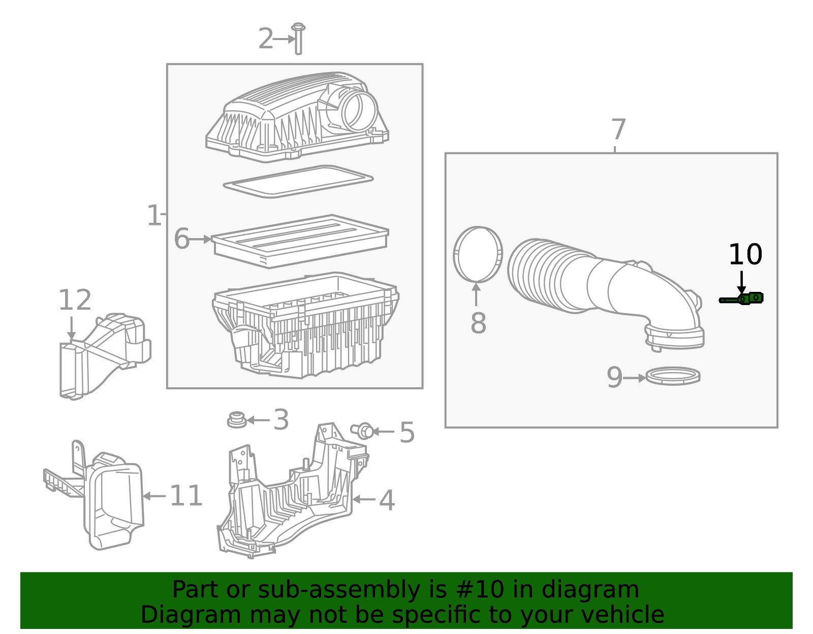 Intake Air Temp Sensor 05149279AC | Mopar Parts Canada