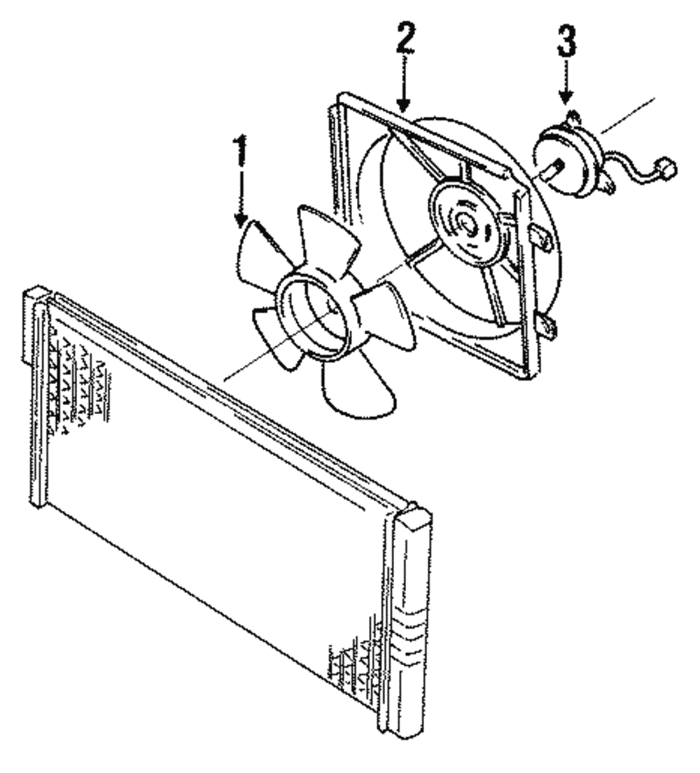 1993-1997 Mazda | Fan Blade | FE68-15-140A | Mazda Online Parts